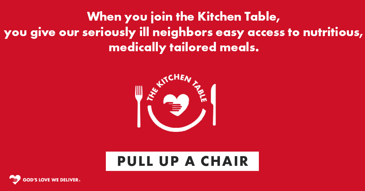 The Kitchen Table - God's Love We Deliver | God's Love We Deliver